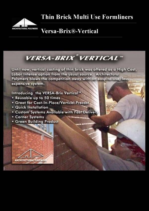 Thin Multi Use Brick Formliners